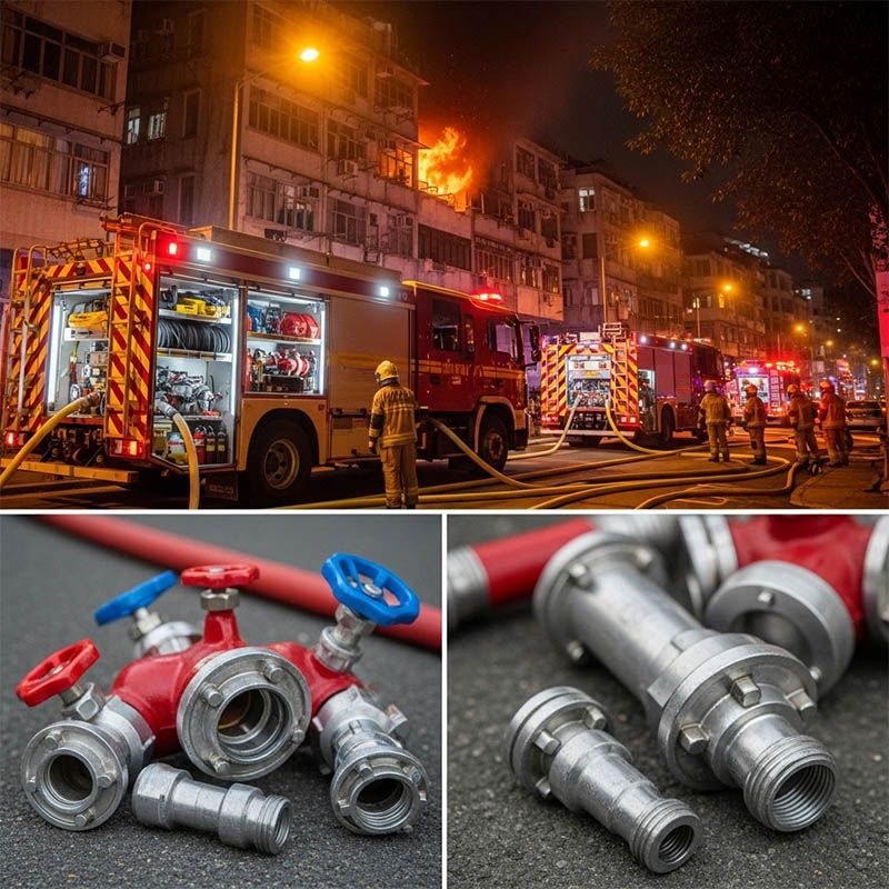 Brass Fire hydrant hose adapter Fire Fittings Supplier